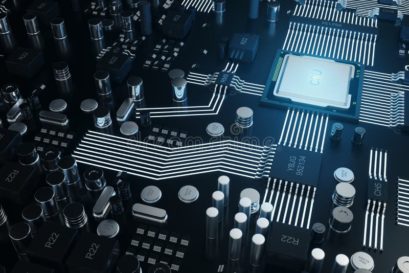 Cicruit Board, Artificial Intelligence, Ai, Neural Network Concept ... Cicruit Board, Artificial Intelligence, Ai, Neural Network Concept ...