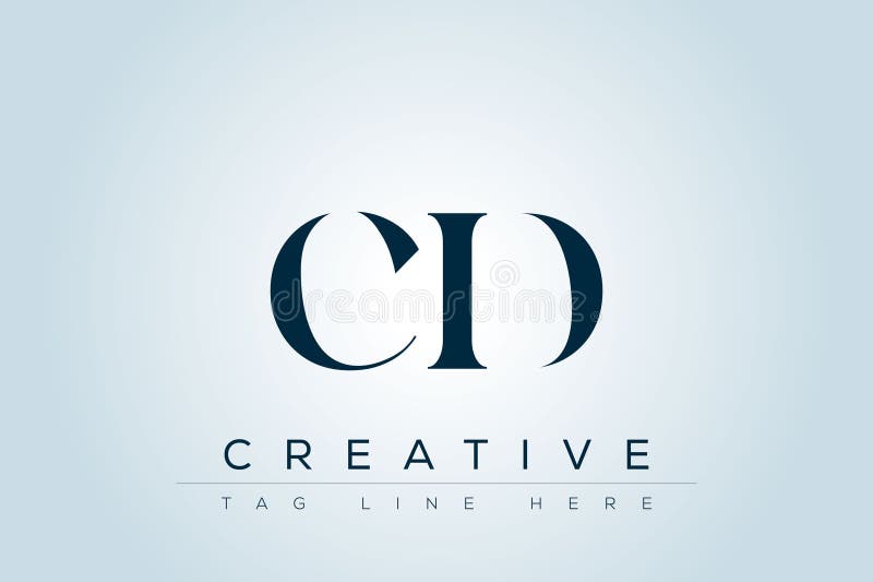 CID abstract letter logo stock vector. Illustration of text - 363286935