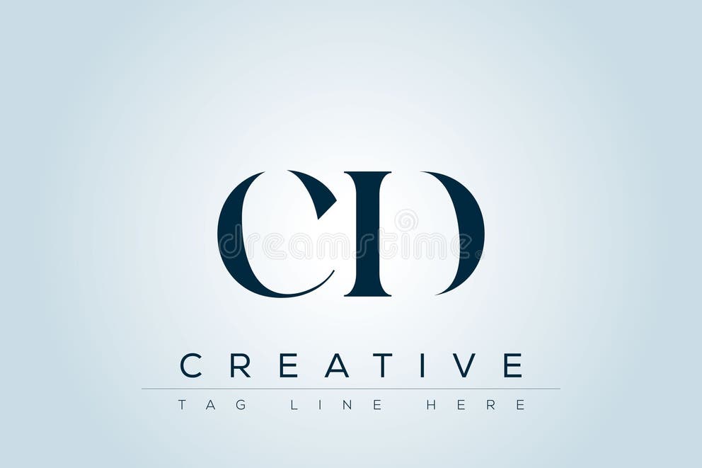 CID abstract letter logo stock vector. Illustration of text - 363286935