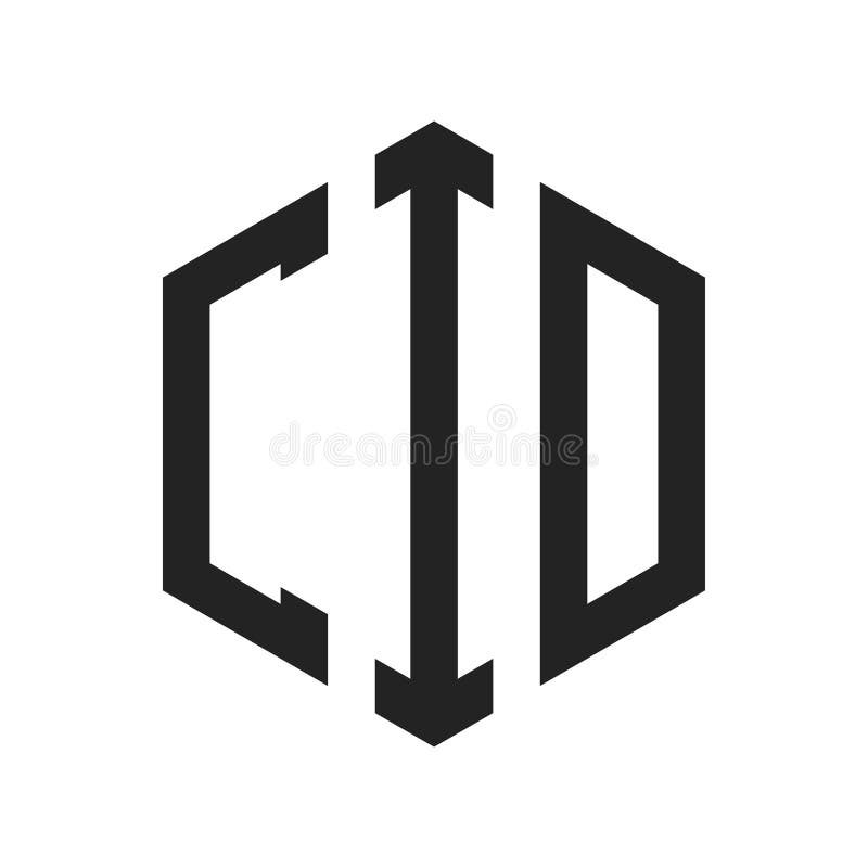 CID Logo Design. Initial Letter CID Monogram Logo Using Hexagon Shape ...