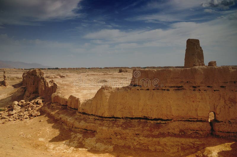 Cidade antiga foto de stock. Imagem de castelo, azul, terra - 5418430