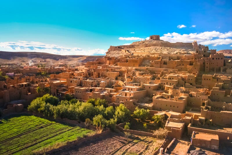 Cidade Antiga De AIT Benhaddou Em Marrocos Imagem de Stock - Imagem de ...