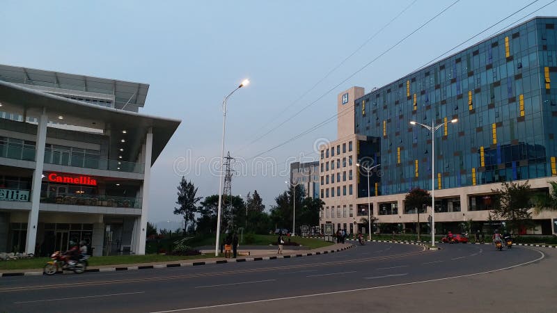 Cidade Bonita E Limpa De Kigali Fotografia Editorial - Imagem de ruanda ...