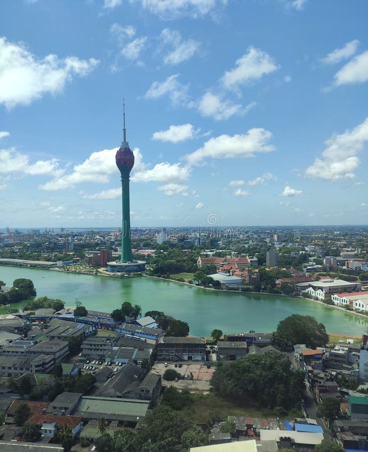 Cidade De Colombo De Srilanka Com Poder Foto Editorial - Imagem de ...