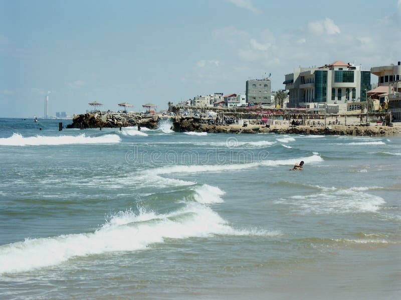Porto mar?timo de Gaza foto de stock. Imagem de estar - 27968450