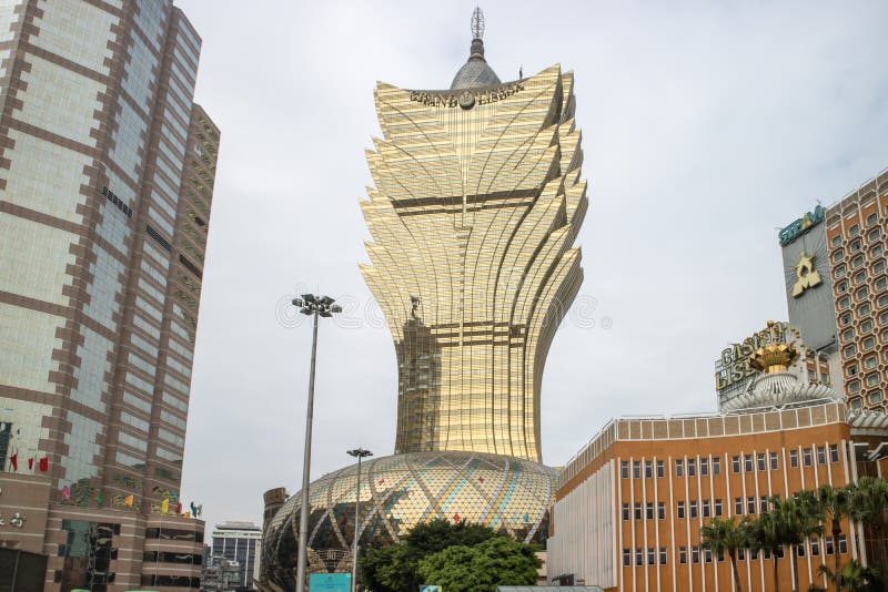 Cidade De Macau E Sua Skyline Fotografia Editorial - Imagem de ...