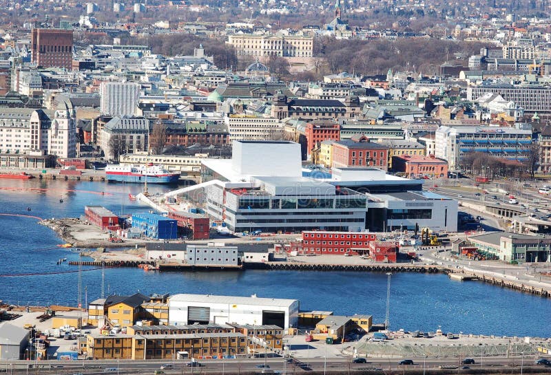 Cidade de Oslo imagem de stock. Imagem de centro, igreja - 2471209
