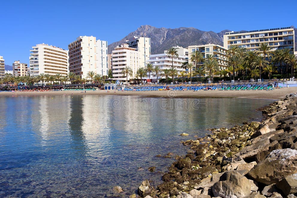 Cidade Do Louro De Marbella Em Spain Foto de Stock - Imagem de ...