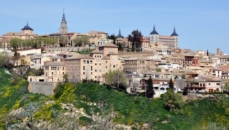 Cidade Medieval Toledo, Espanha Imagem de Stock - Imagem de espanhol ...