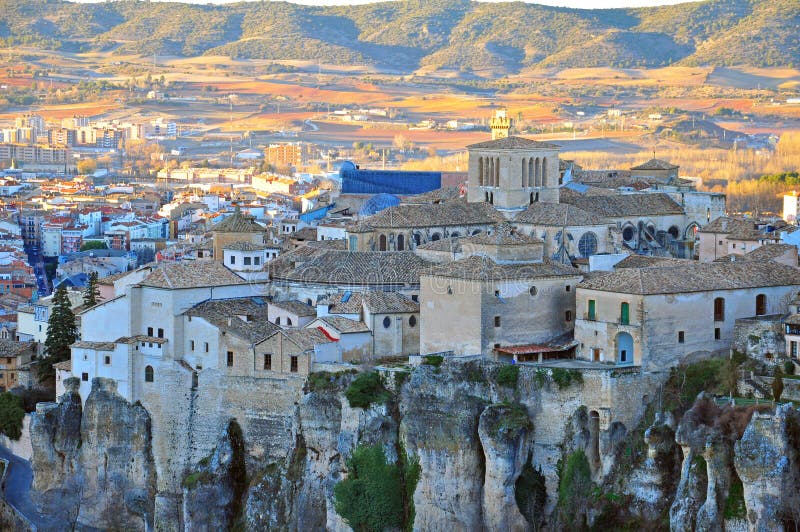 Cidade Velha De Cuenca, Espanha Imagem de Stock - Imagem de telha ...