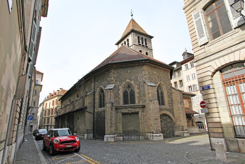 Cidade velha Genebra fotografia editorial. Imagem de velho - 53279657