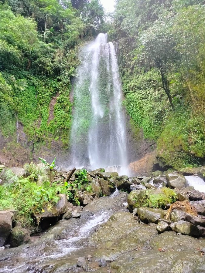 Cidahu Waterfall stock image. Image of cidahu, jawa - 263920181
