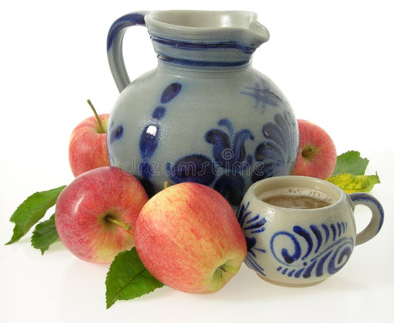 Cider stock photo. Image of apples, sweet, display, earthenware - 18572746