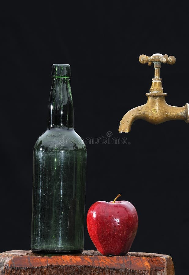 Cider. stock photo. Image of juice, asturian, isolated - 22327360