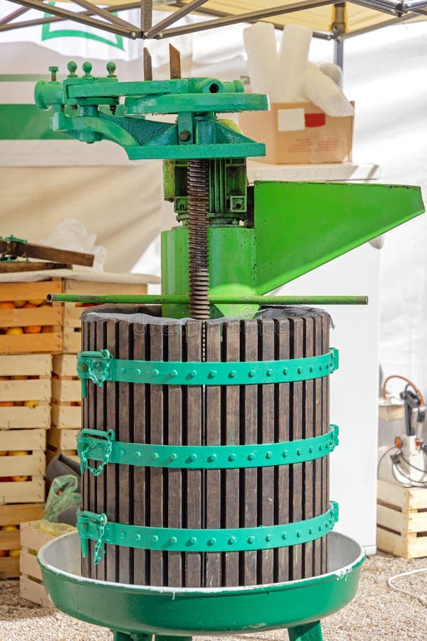 Cider Press stock photo. Image of production, fruits - 233157348