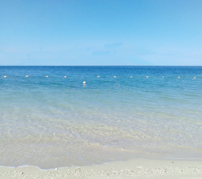Ciel Bleu Et Plage De Mer De Pureté Image stock - Image du fond, jour ...