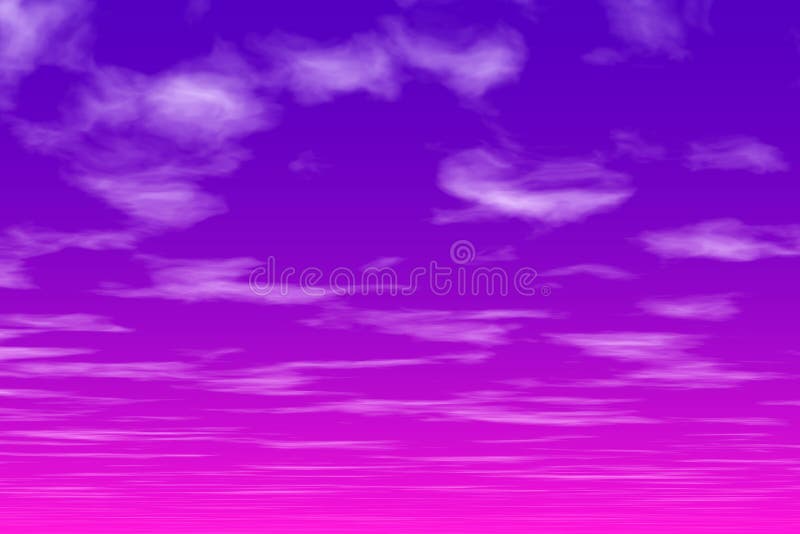 Ciel rose la nuit image stock. Image du fond, rêveur, climat - 584683