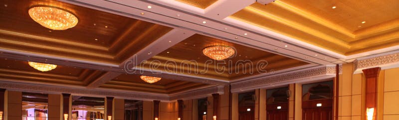 Cieling Design of Hotel Hall in Uae Stock Photo - Image of hall ...