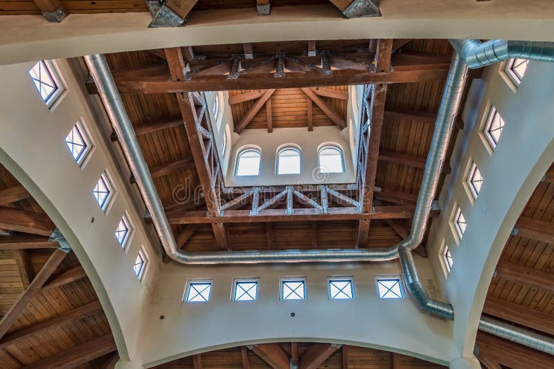 Interesting_Ceiling_Skylights Stock Image - Image of architecture ...