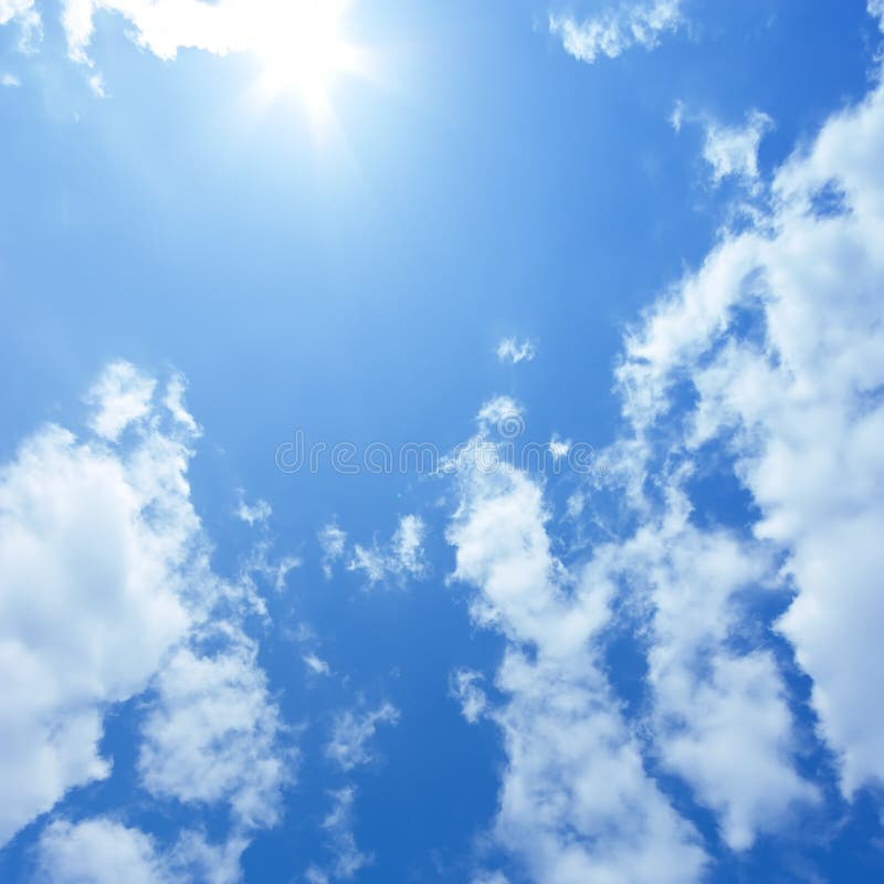 Cielo azul imagen de archivo. Imagen de alto, azul, néctar - 13898465