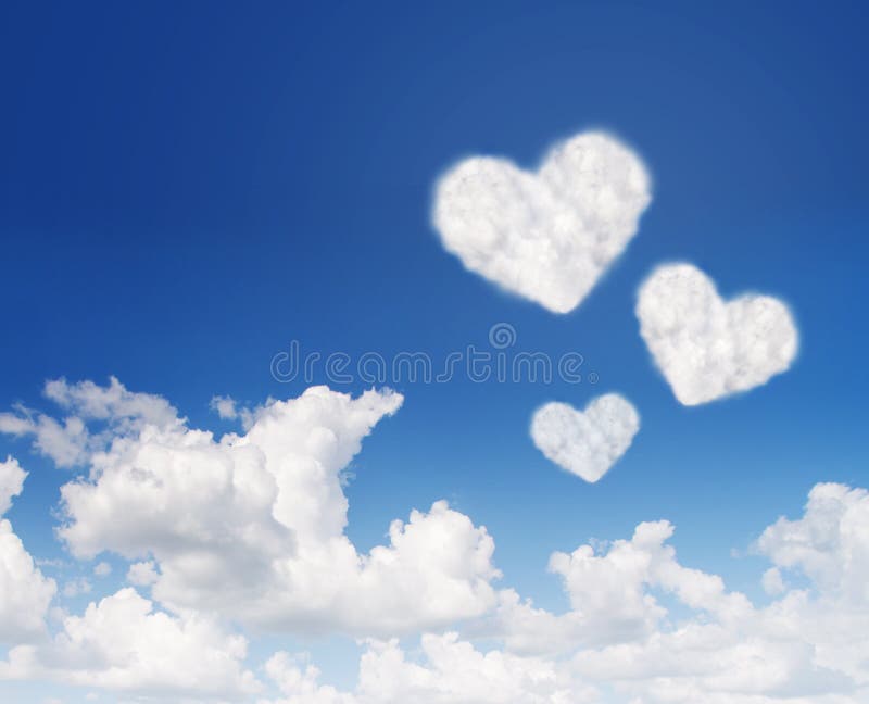 622 Nubes Bajo La Forma De Corazones Fotos de stock - Fotos libres de ...
