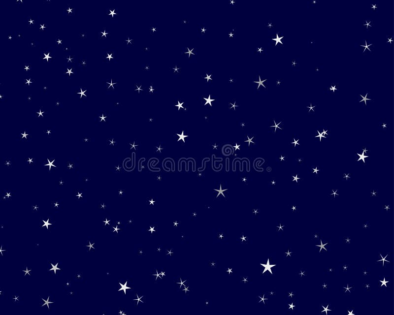 Cielo estrellado ilustración del vector. Ilustración de resplandor ...