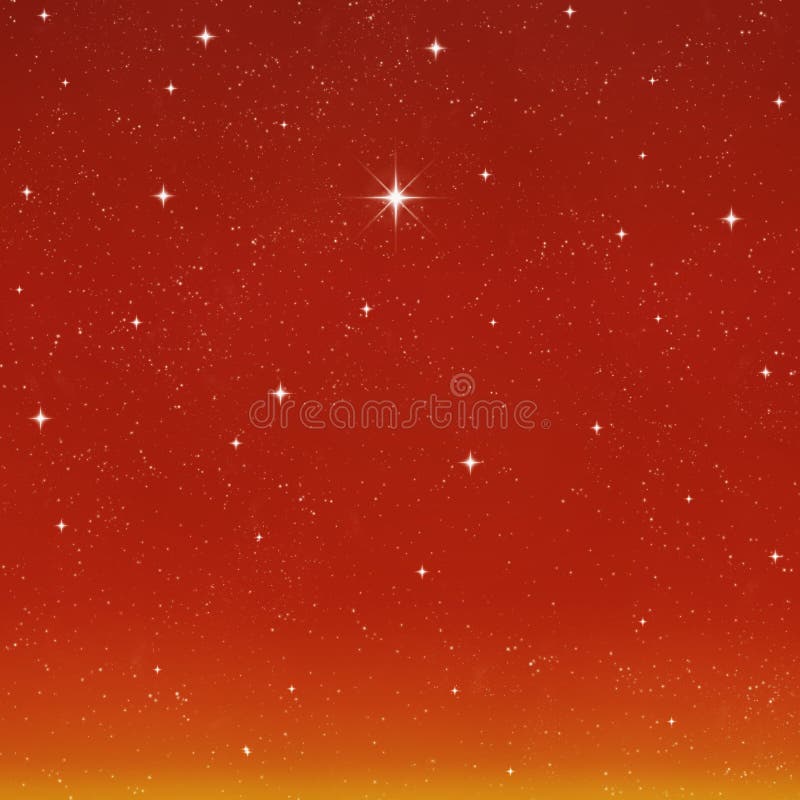 Fondo Rojo Del Vector De Las Estrellas Ilustración del Vector ...