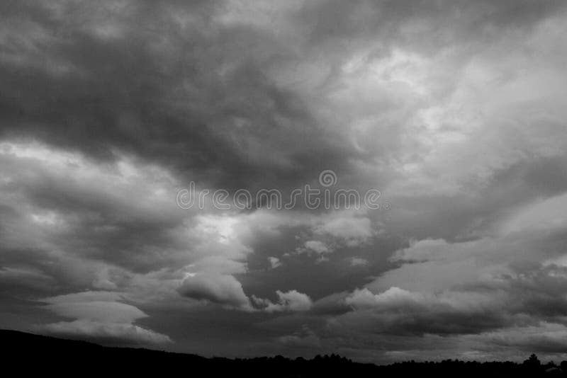 Cielo nublado foto de archivo. Imagen de cielo, viento - 48459434