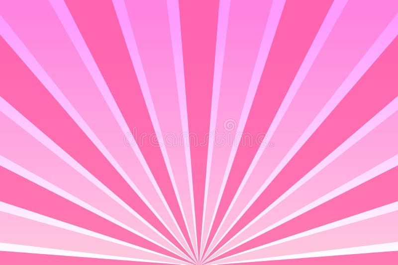 Cielo rosado con los rayos ilustración del vector. Ilustración de rayos ...