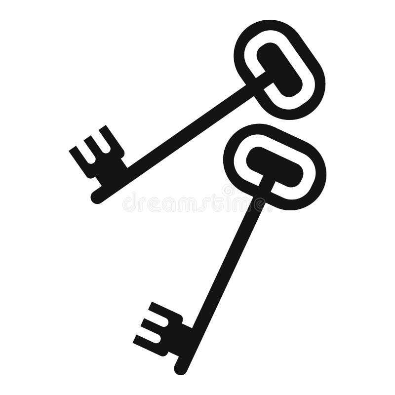 Cierra El Icono, Estilo Del Esquema Ilustración del Vector ...