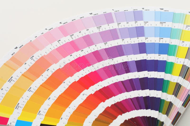 Dechado De La Guía Del Color Imagen de archivo - Imagen de espectro ...