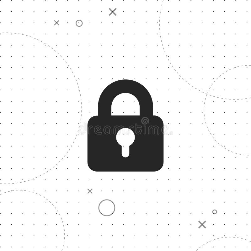 Cierre el icono del vector ilustración del vector. Ilustración de clave ...