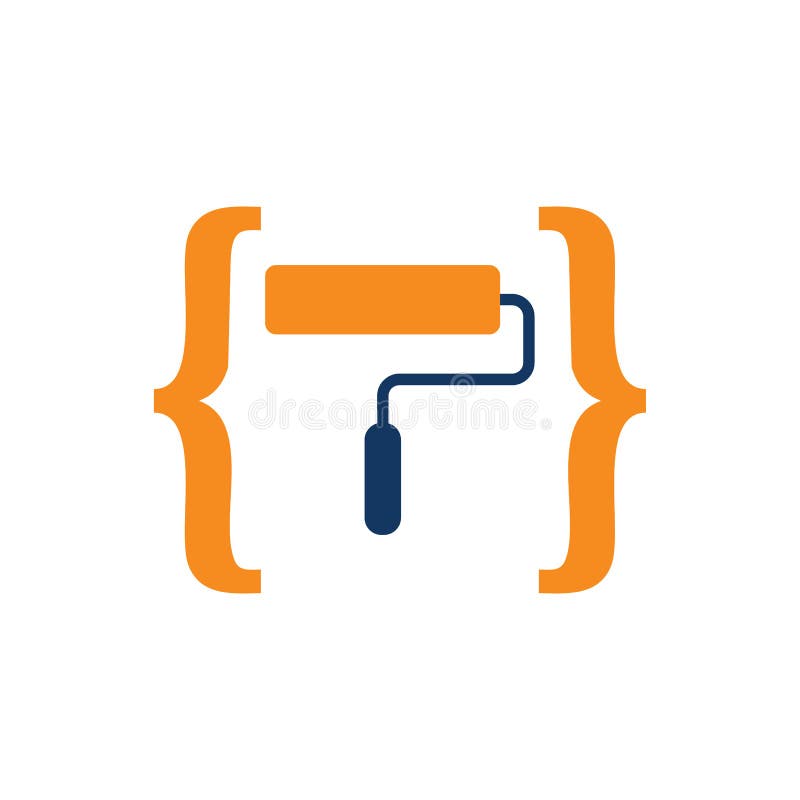 Cifre La Pintura Logo Icon Design Ilustración del Vector - Ilustración ...