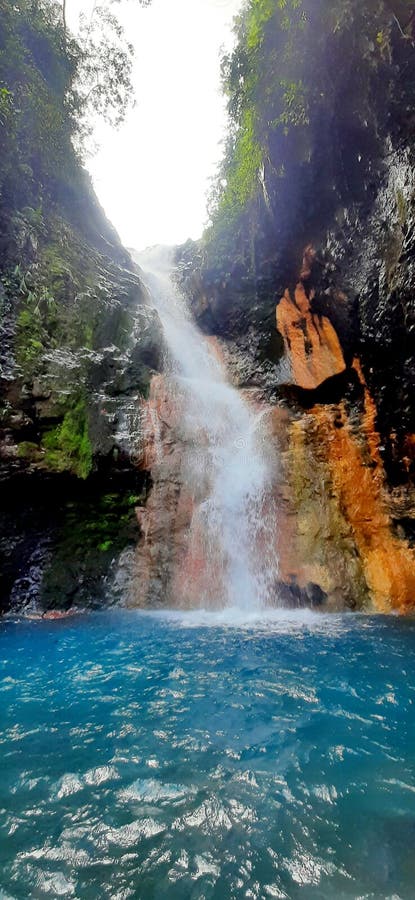 Cigamea Waterfall in West Java Stock Image - Image of ...