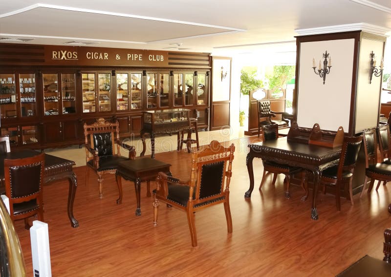 Cigar club. editorial image. Image of lamp, lantern, kemer - 30532345