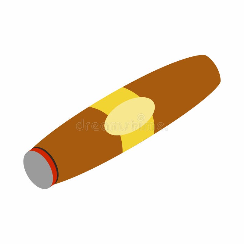 Brown Cigar Burned Cartoon Icon Stock Illustration - Illustration of ... Brown Cigar Burned Cartoon Icon Stock Illustration - Illustration of ...