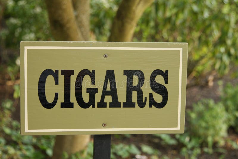 Cigar sign stock image. Image of cancer, cigarettes, tobacco - 5518719