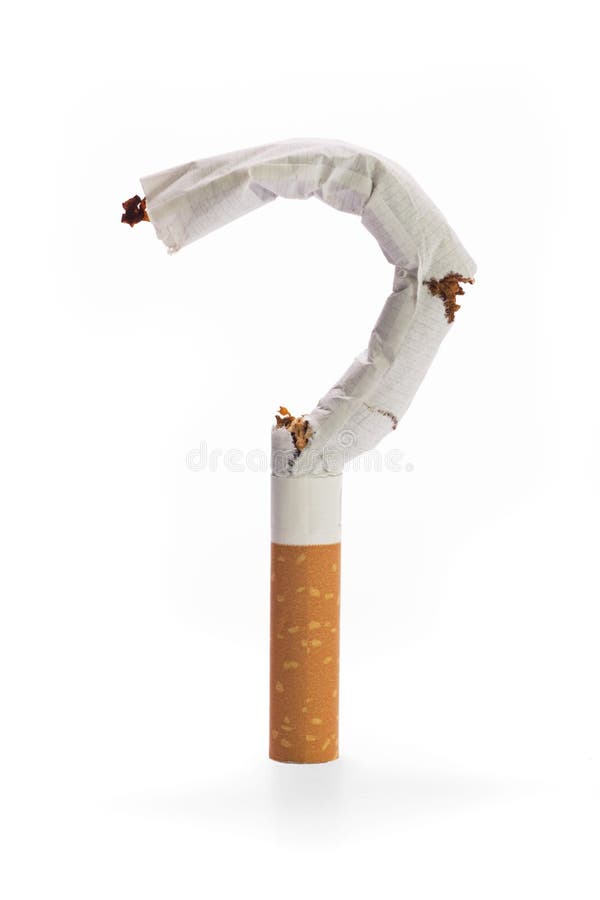 Cigarette â€“ Question Mark Stock Image - Image of harm, mood: 23457655