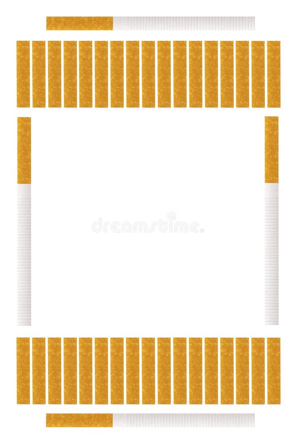 Cigarette Border stock illustration. Illustration of cigarettes - 40082213