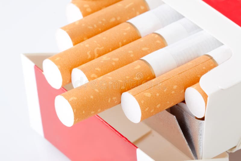 Cigarette box stock image. Image of product, addiction - 13969179