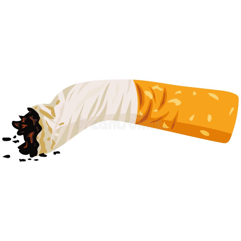 Cigarette Filter Illustration Vector Flat Design Stock Vector ...