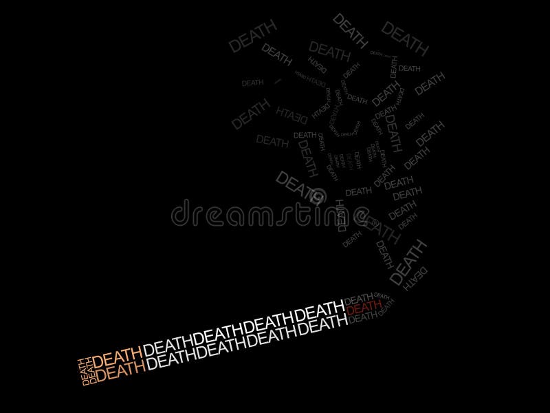 Cigarette - Death - Text, Calligraphy Stock Illustration - Illustration ...