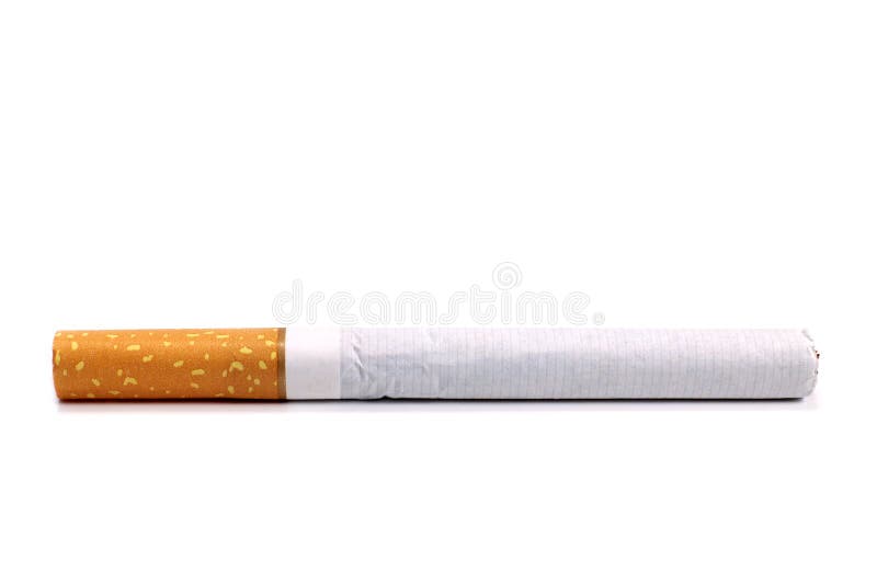 Cigarette with Filter Isolated on White Stock Photo - Image of white ...