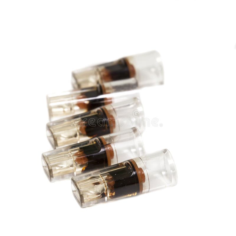 Cigarette Filter Tubes. Close Up of a Smoking Cigarettes Stock Photo ...