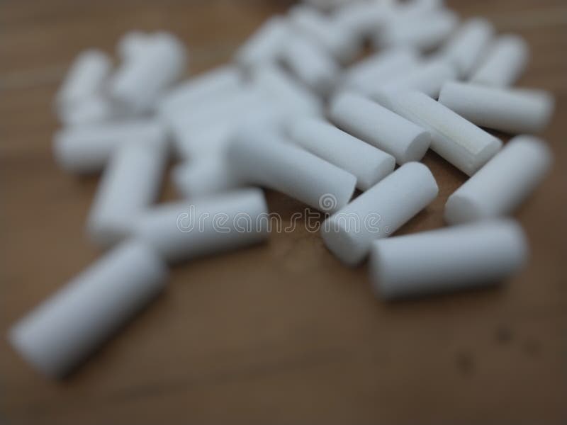 Cigarette Filter with Partially Blur Image Stock Image - Image of hand ...