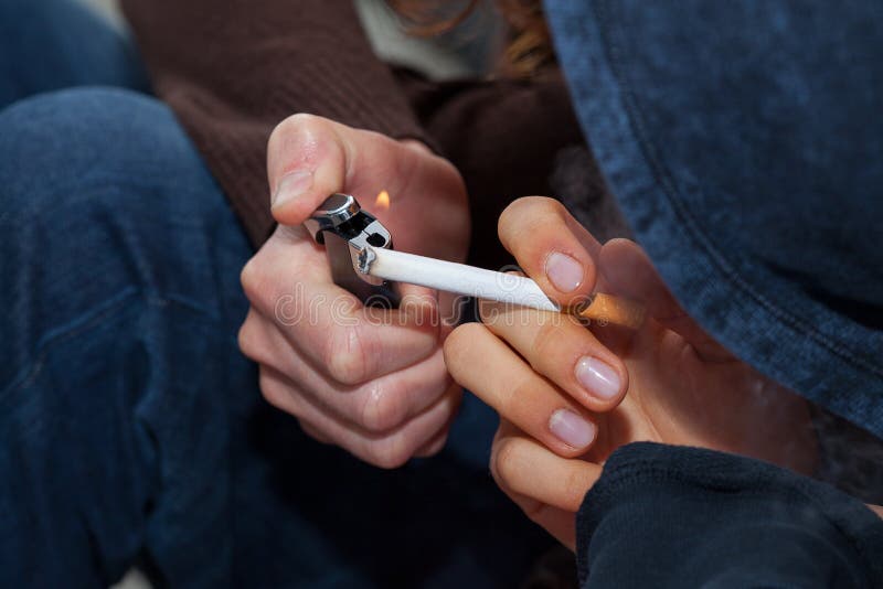 Cigarette in hand stock photo. Image of people, closeup - 36023292