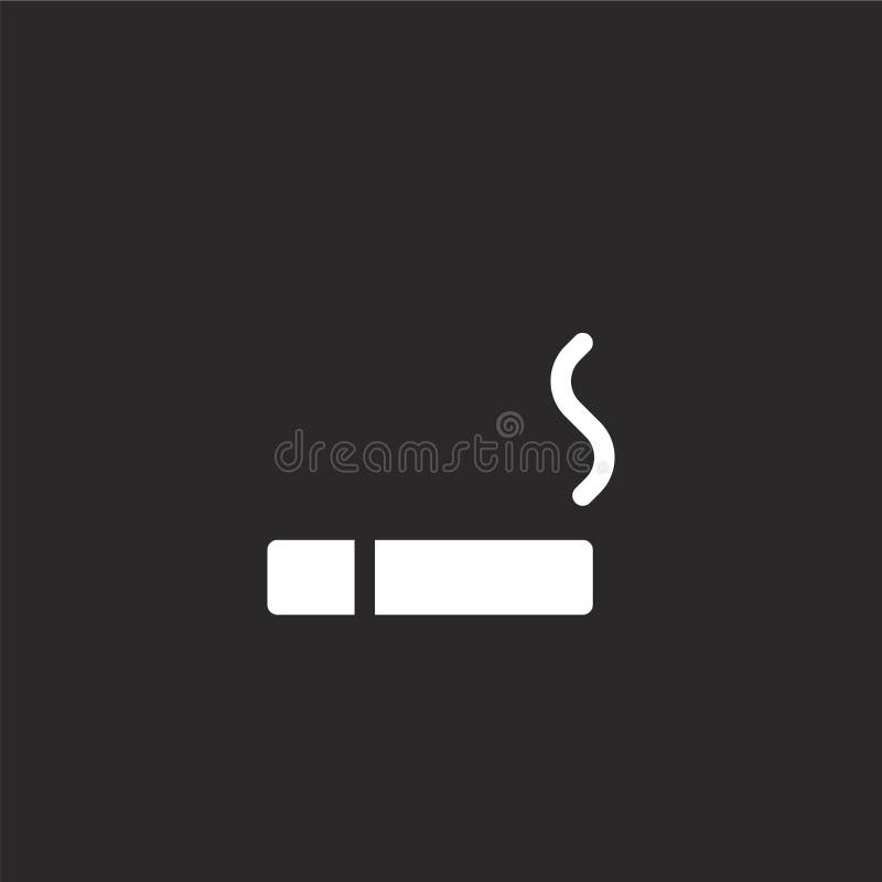 Cigarette Icon. Filled Cigarette Icon for Website Design and Mobile ...
