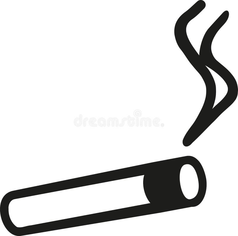 Cigarette Icon Perspective View Stock Vector - Illustration of habit ...