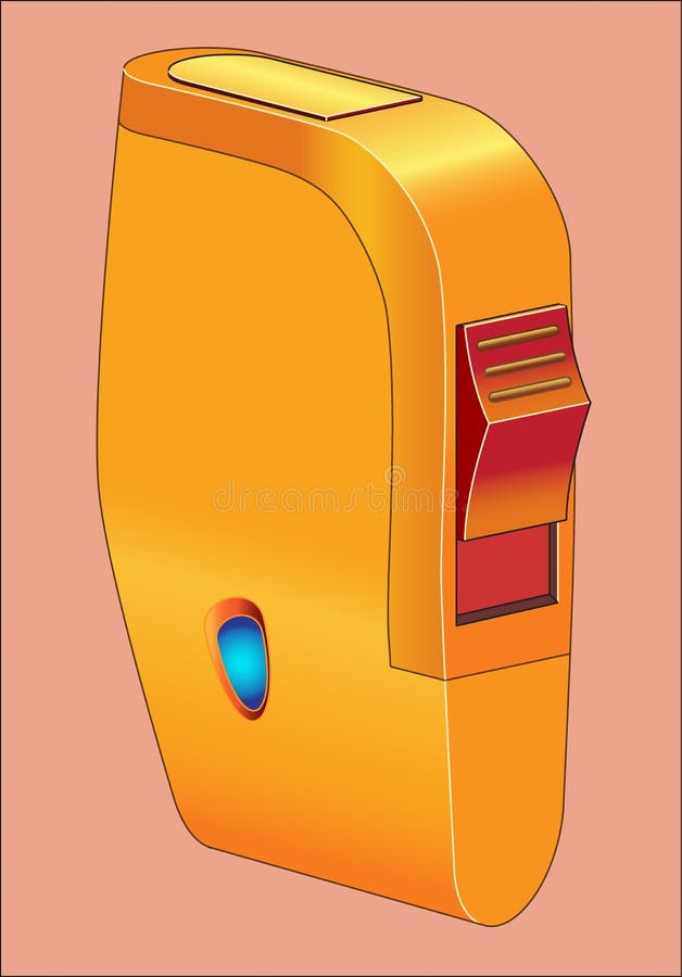 Cigarette-lighter stock illustration. Illustration of adaptation - 90480338