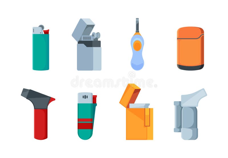 Gas Lighter Fire Game Pixel Art Vector Illustration Stock Vector ...